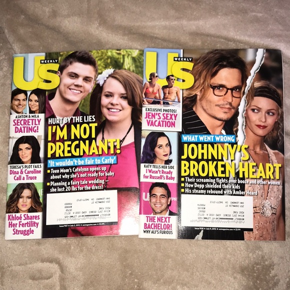 Accents | Us Weekly Magazines 212 Bundle Of Two Vintage | Poshmark